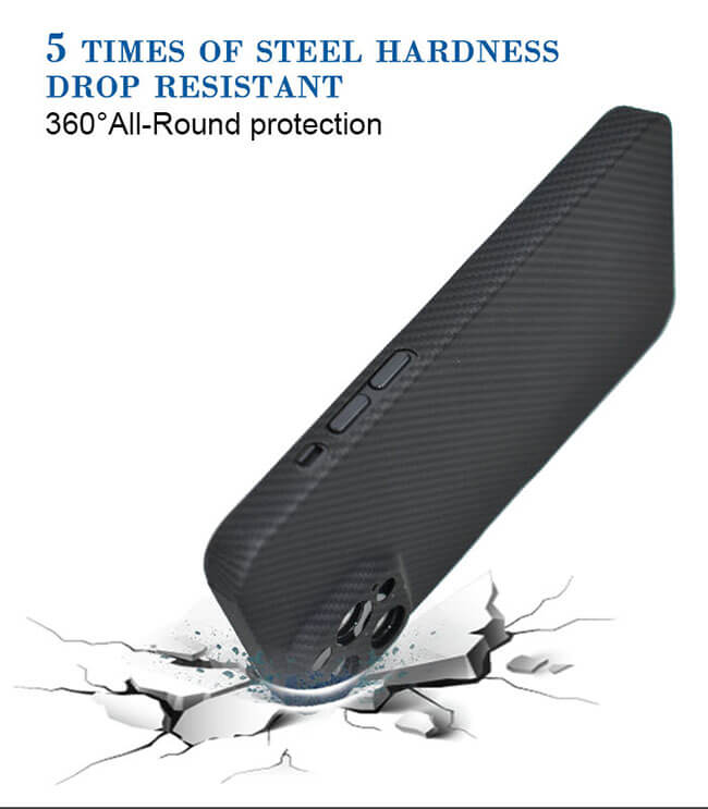 Bulletproof Aramid Fiber iPhone Case Military Grade Material Case