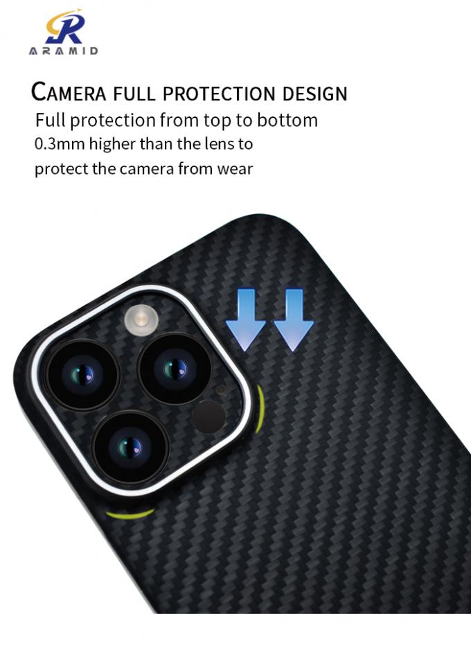 Unique Camera Metal Ring Full Protection Design Kevlar Aramid Fiber ...