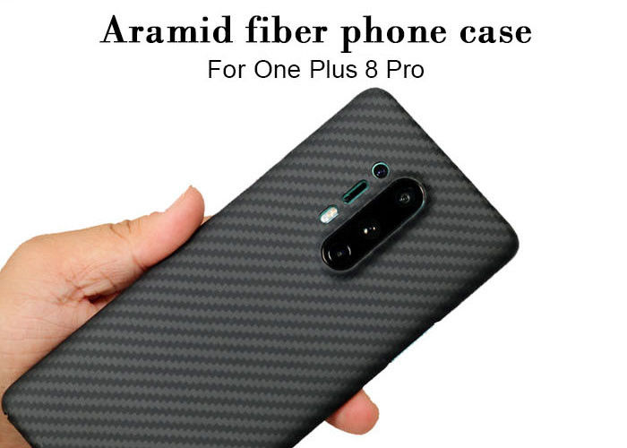 Additive 3D Soft Touch Aramid Fiber Phone Case For One Plus 8 Pro